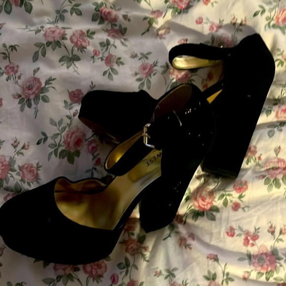 Nine West | Shoes | Vintage Jet Black Nine West Heels | Poshmark